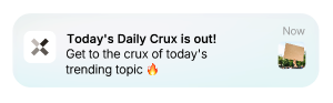 Crux – Shape Your Opinion.